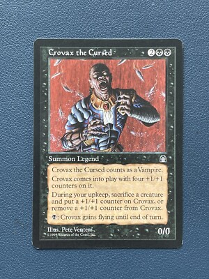 MTG Crovax the Cursed Stronghold 55/143 Regular Rare - Never Played NM+ ...