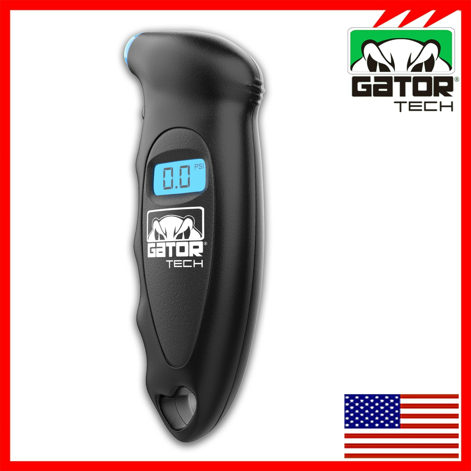 Digital Tire Air Pressure Gauge Meter Tester Bike Car Truck LCD Display ...