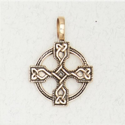 Celtic Cross Bronze Medieval Pagan Gold Pendantr Jewelry | eBay