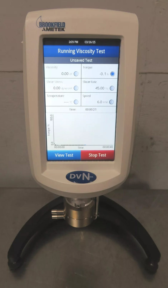 Brookfield Ametek DVNext LV Cone Plate Rheometer Viscometer DVNXLVDJG ...