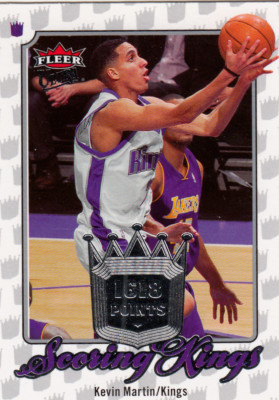 2007-08 FLEER ULTRA SCORING KINGS BASKETBALL CARD SK-11 KEVIN MARTIN ...