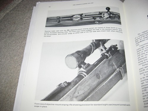 German WW1 WW2 K98 Gew98 Mauser Sniper Scope Original Claw Mount Base ...