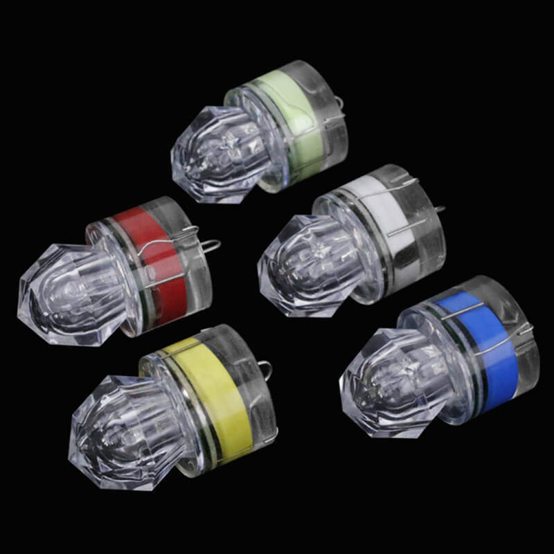 4pcs Flashing Fishing Light Night LED Lamp Underwater Lure Shining 350 ...