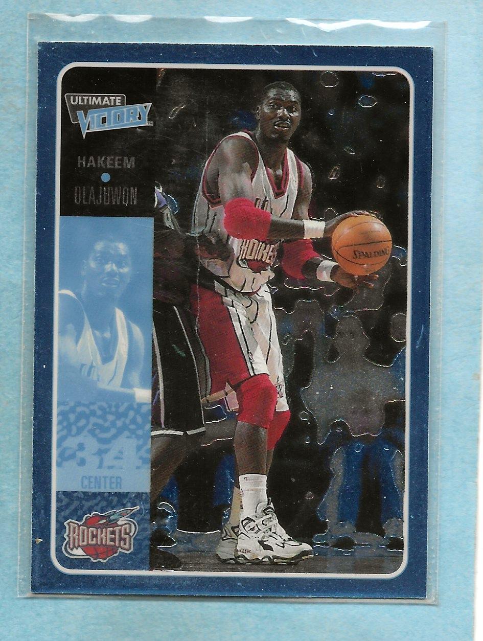HAKEEM OLAJUWON - 2000-01 Upper Deck Ultimate Victory - #20 - Rockets ...