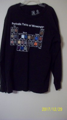 Minecraft set of 2 1 small 1 mediumt shirts one long sleeve other short ...