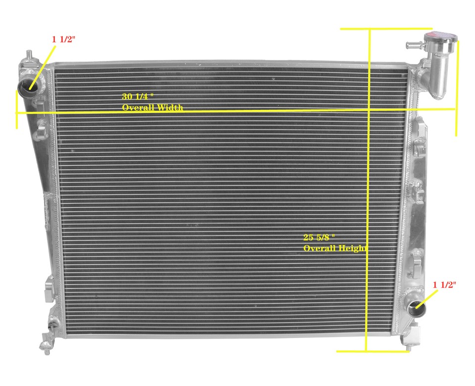 DPI13204 3Rows Radiator For Jeep 2011-2018 Grand Cherokee/Dodge Durango ...