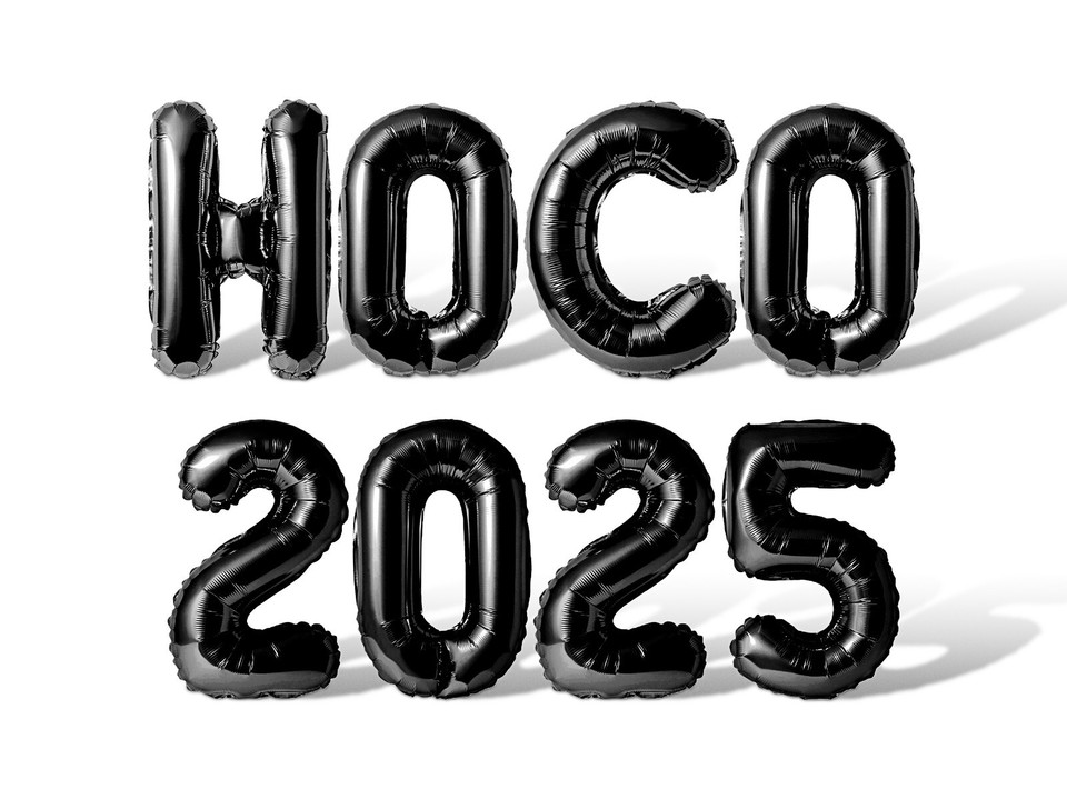 HOCO 2025 Letter Balloon Banner - Homecoming Party Decorations - Alumni ...