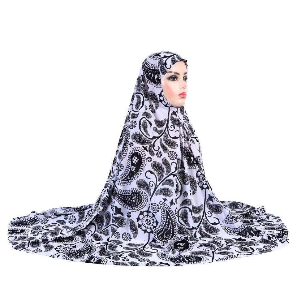 Overhead Burka Khimar Large Prayer Shawl Wrap Headscarf Muslim Women ...