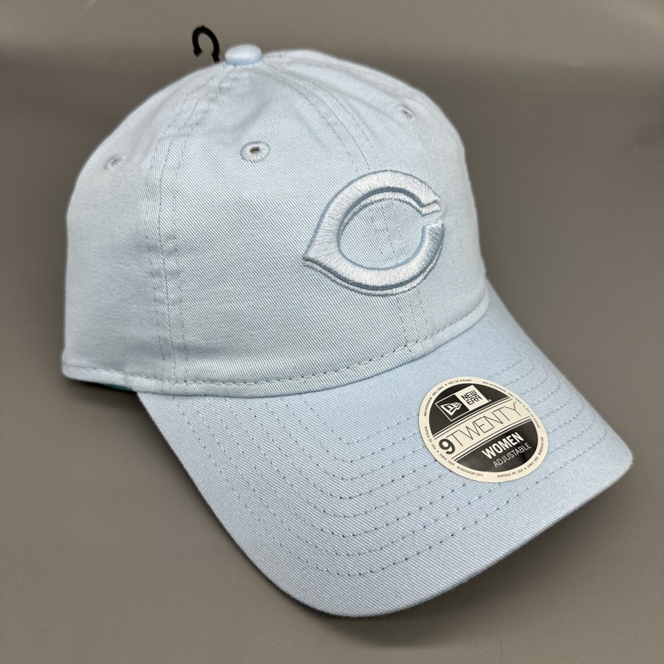 New Era 9Twenty Women’s Cincinnati Reds Adjustable Strapback Light Blue ...