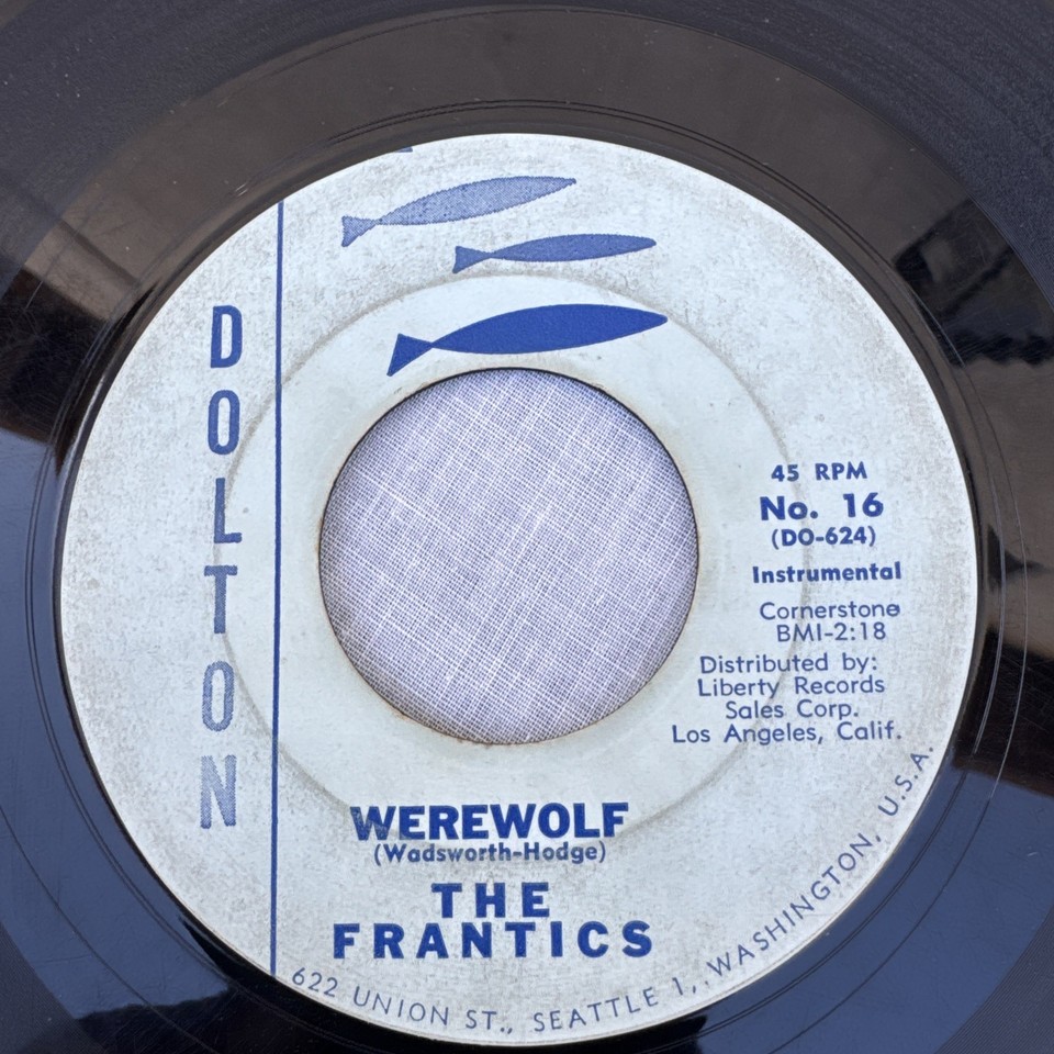 THE FRANTICS Werewolf 45 rpm Dolton No.16 GARAGE/HORROR G+ | eBay
