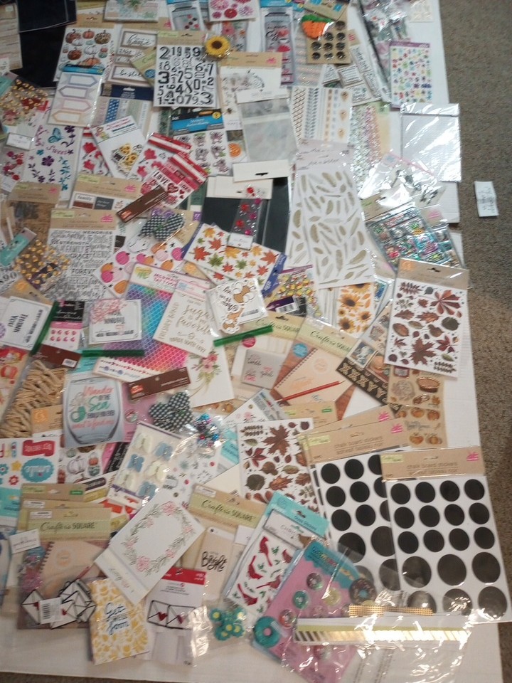 Huge Lot Stickers Kit Set Craft Scrapbook Variety Of Themes | eBay