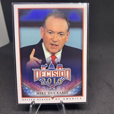 2016 Decision Political Trading Cards Mike Huckabee #19 Arizona | eBay