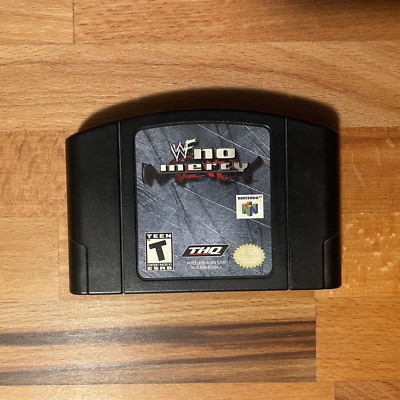 N64 WWF No Mercy USA-1 Variant Rare + Universal Game Case Nintendo Game ...