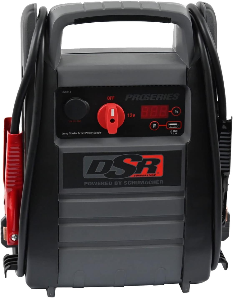 Heavy Duty Truck Battery Booster Pack Jump Starter Box Portable 2200 ...