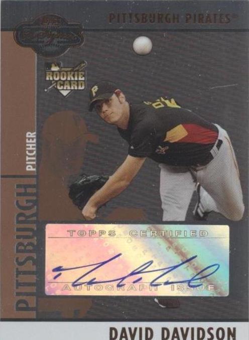2008 Topps Co-Signers - Rookie Autograph Dave Davidson #102 Silver ...