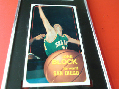 1970/71 JOHN BLOCK # 58 TOPPS TALL BOY SGC 60 BASKETBALL SAN DIEGO | eBay