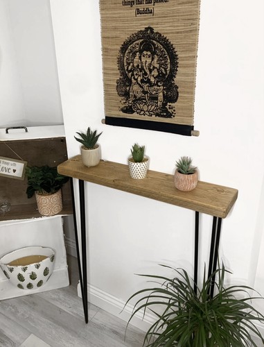 Console Table Made From Scaffold Board | Entryway Hallway Table ...