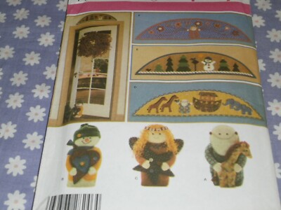 SIMPLICITY 4423 HOLIDAY CHRISTMAS DOOR STOPS & ARCHES PATTERN-UNCUT- | eBay