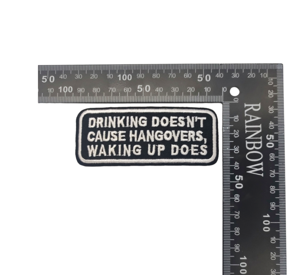 Drink Hangover Patch Heat Adhesive Iron Clothes Drunk Funny | eBay