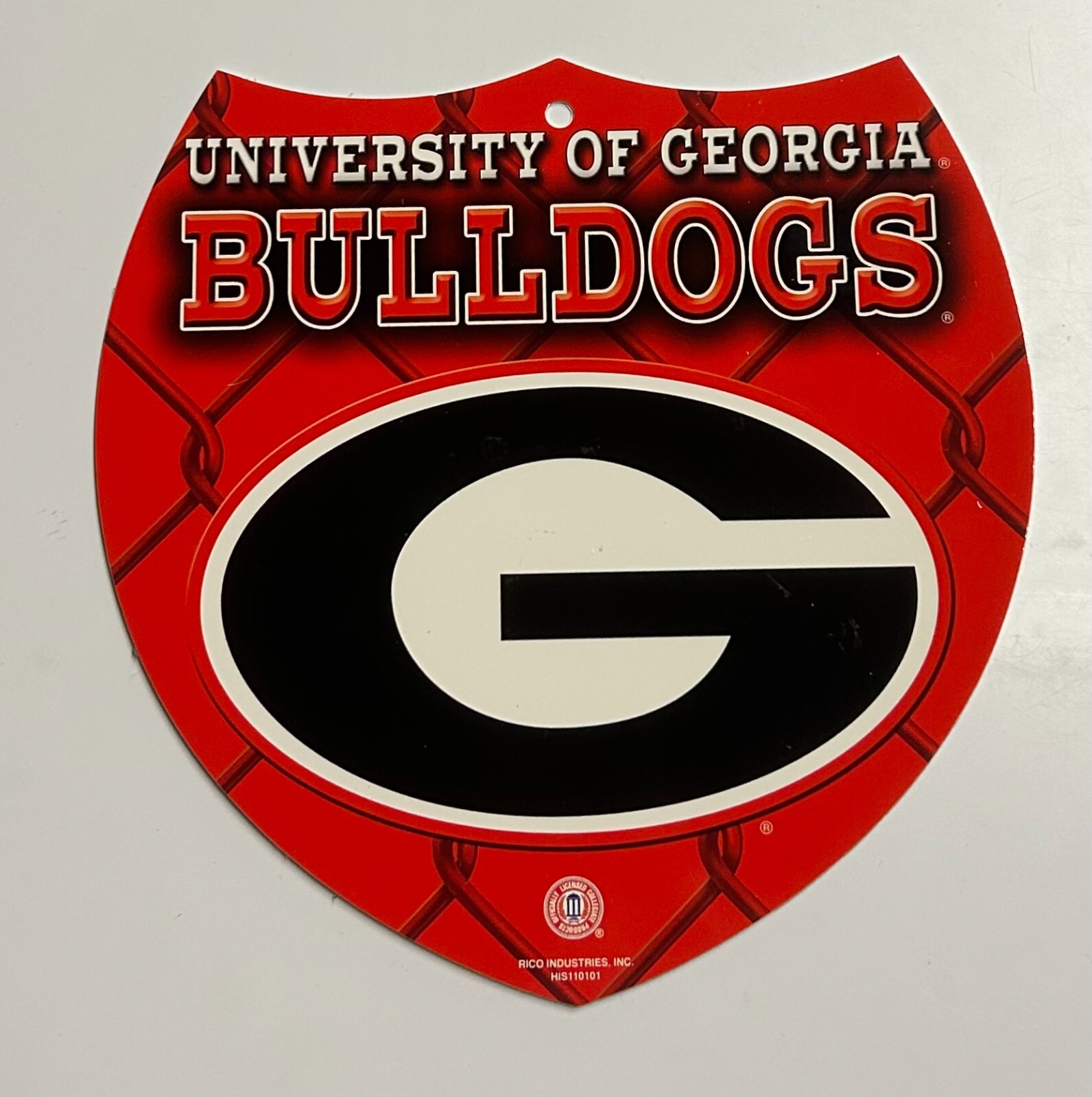 Georgia Bulldogs 8" x 8" Street Sign -Plastic Interstate Sign | eBay
