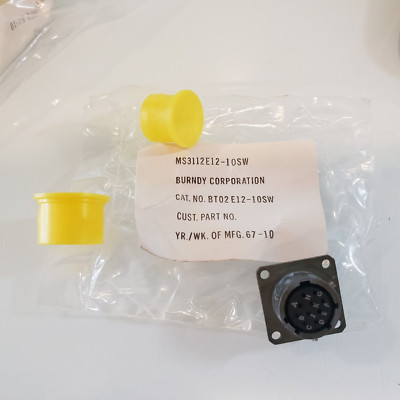 (5) BURNDY CONNECTORS MS3112E12-10SW 5935-00-826-1023 | eBay
