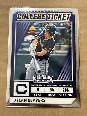 Dylan Beavers 2022 Elite Extra Edition Optic College Ticket #CTO-10 | eBay