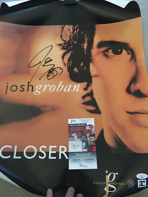 Josh Groban Signed Closer Album Poster JSA COA NICE AUTOGRAPH No CD or ...