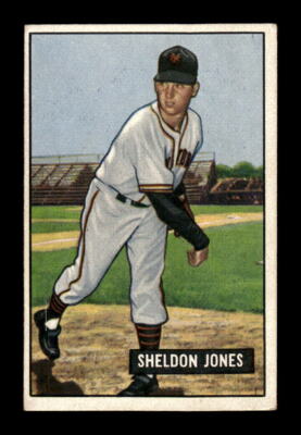 1951 Bowman Baseball #199 Sheldon Jones VGEX New York Giants | eBay