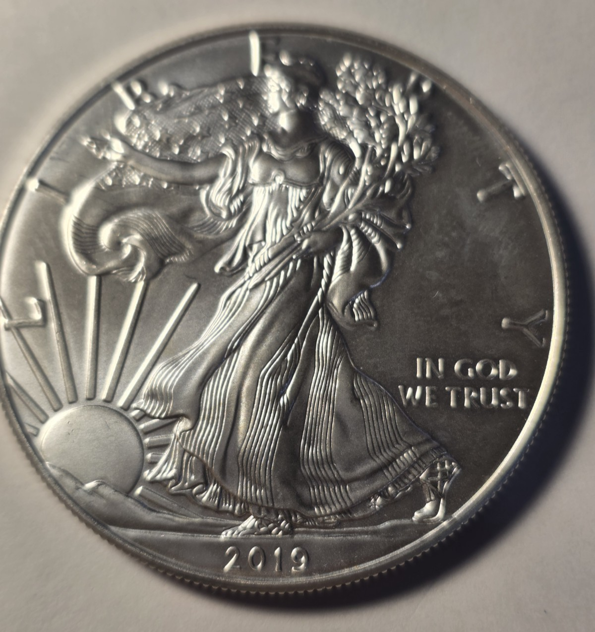 2019 Silver Eagle $1 Dollar 1oz Uncirculated .999 -MS-Brilliant ...