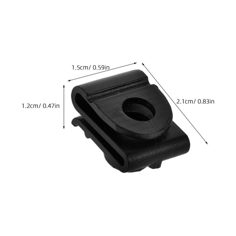 50pcs Plastic U-Shape Retainer Clips For Car - Bumper Cover U-Nut Clamp ...