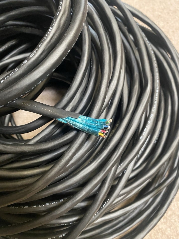 Brand New 300 Ft Belden 6 Conductor Microphone Cable live concert ...