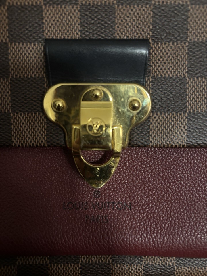 Louis Vuitton Vavin PM Brown & Burgundy Checkered Shoulder Bag ...
