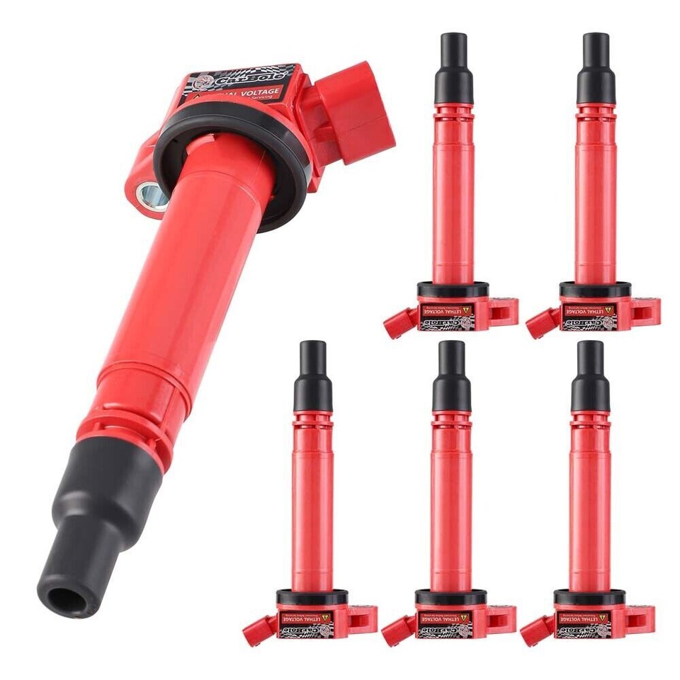 6x Ignition Coil 673-1309 90919-02250 90919-A2005 For Toyota Sequoia ...