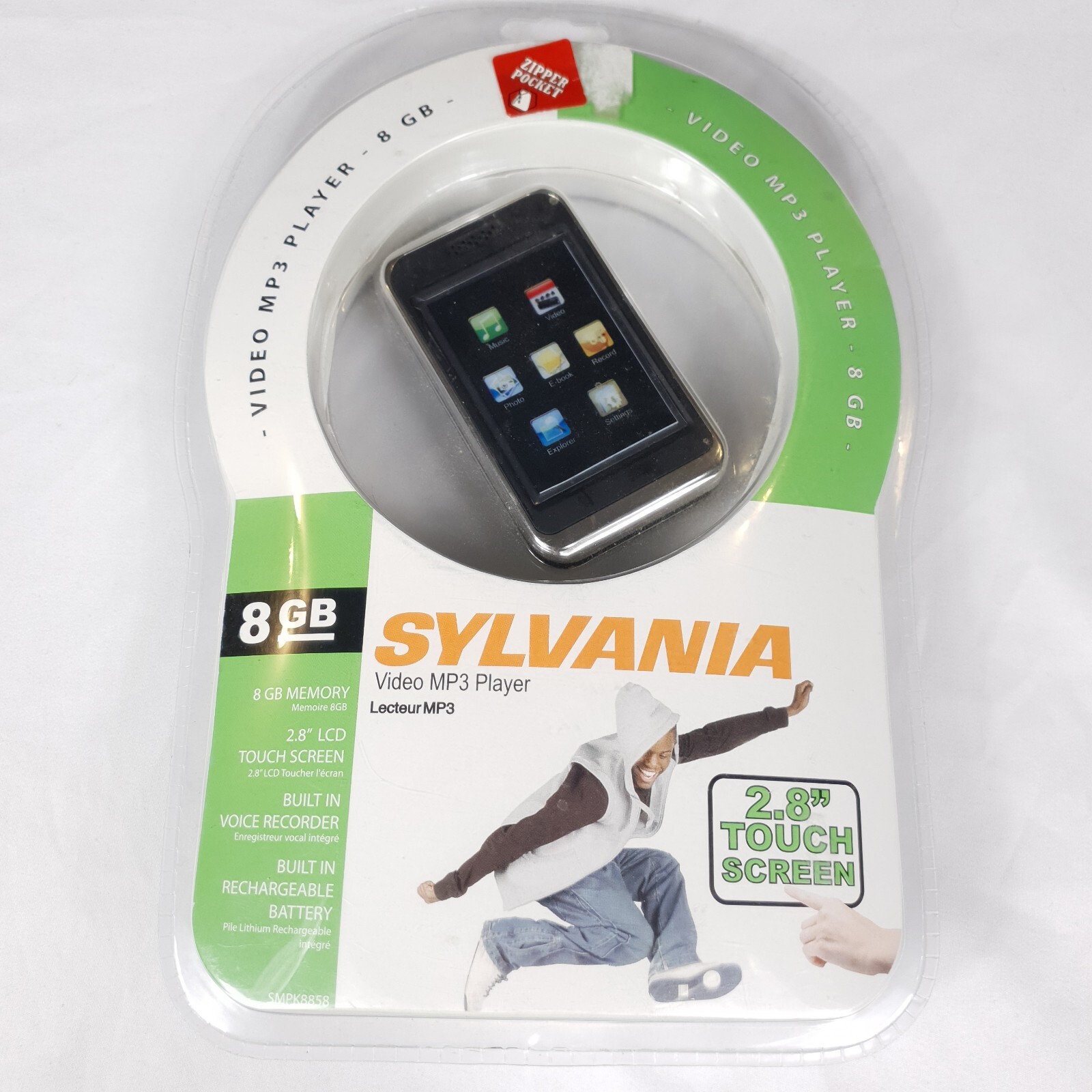 Sylvania SMPK8858 Video MP3 Player 8 GB 2.8” Touch Screen NOS Sealed | eBay