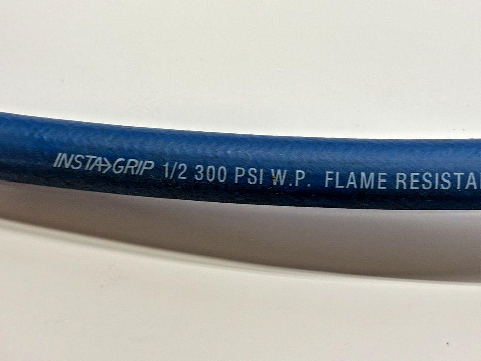 Insta-Grip 1/2” Air Hose Contitech Flame Resistance Blue 300 Psi ...