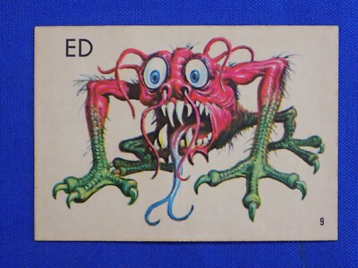 1965 Topps Ugly Stickers Monsters #09 Ed | eBay