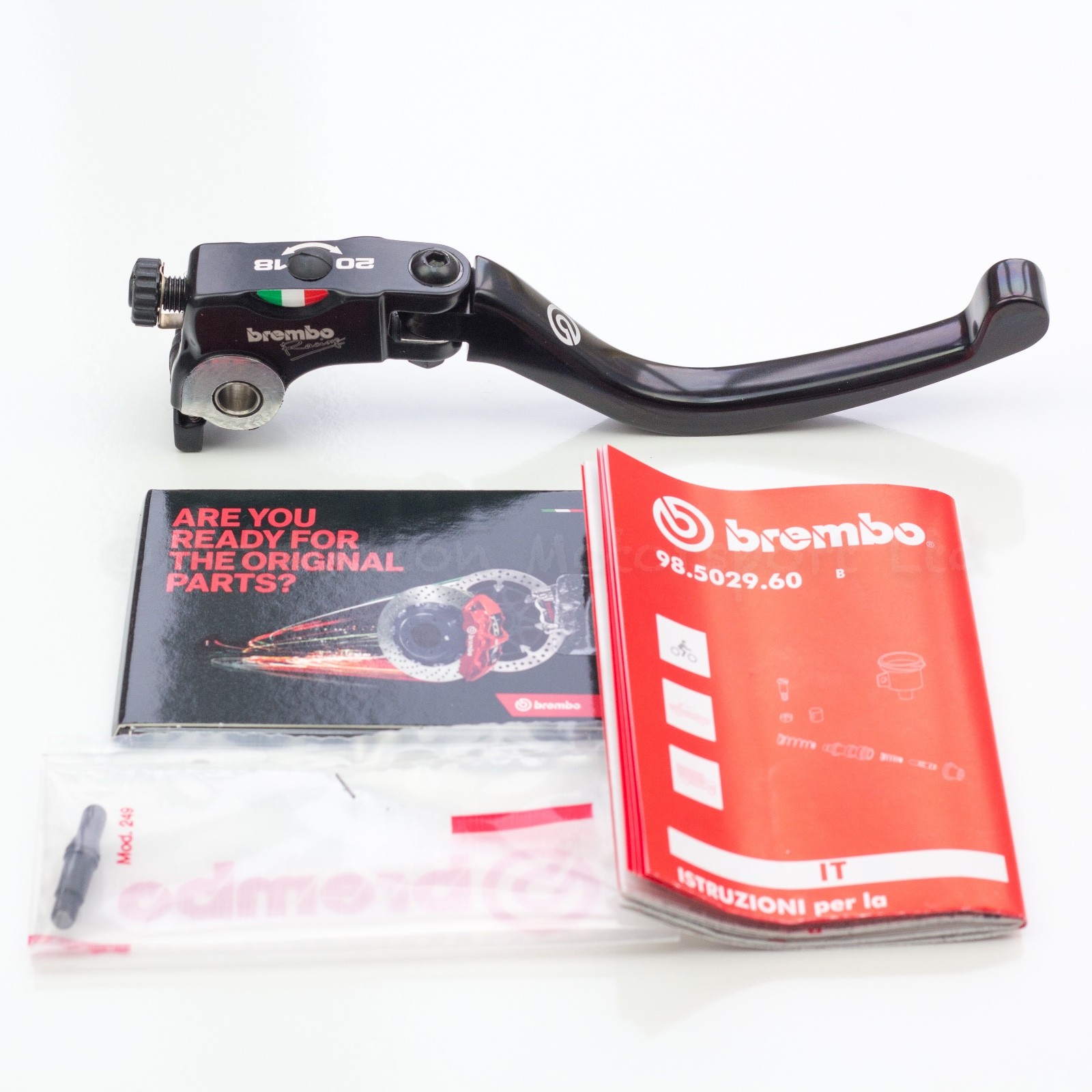 Genuine BREMBO 19RCS Radial Brake Master Cylinder Short Folding Lever ...