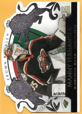 Manny Fernandez #47 2002-03 Crown Royale Retail Silver Hockey Card NM ...