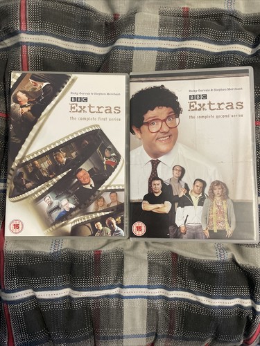 Extras Season 1 And 2, 1-2 DVD Ricky Gervais Stephen Merchant REGION 2 ...