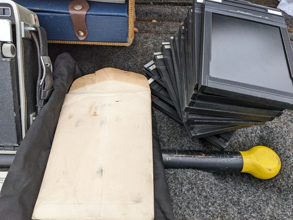 Graflex 4x5 Super Speed Graphic Camera Kit with Flash Backs Case | eBay