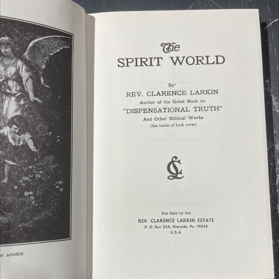 of angels the spirit world book, by rev. clarence larkin, 1921 ...
