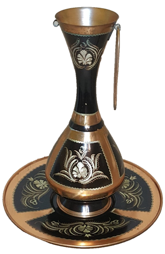 Antique Vintage Copper Plate Carafe Gulistan Turkey 10" | eBay