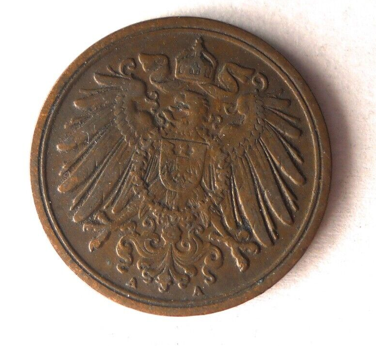 1902 GERMAN EMPIRE PFENNIG - Excellent Coin - FREE SHIP - German Bin ...