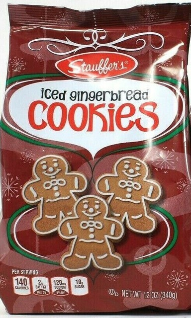 Stauffer's Iced Gingerbread Cookies 3 Bags Each Bag Is 12 Oz for sale ...