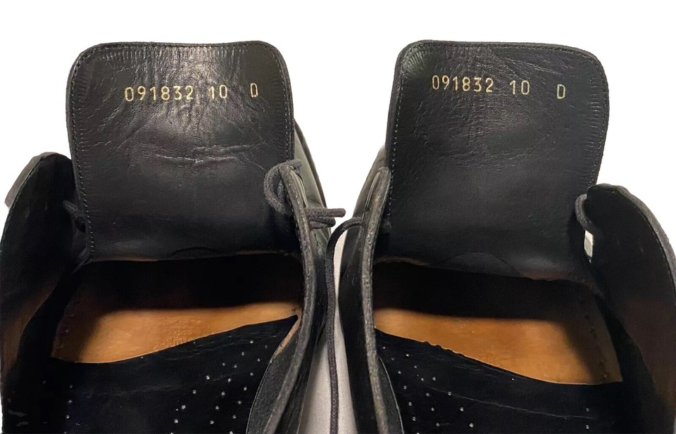 Gucci Moc & Split Toe Derby Black Men's Dress Shoes Size 10 D Made In ...