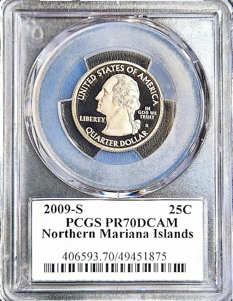 2009 S 25C Clad Northern Mariana Islands Quarter PCGS PR70DCAM | eBay