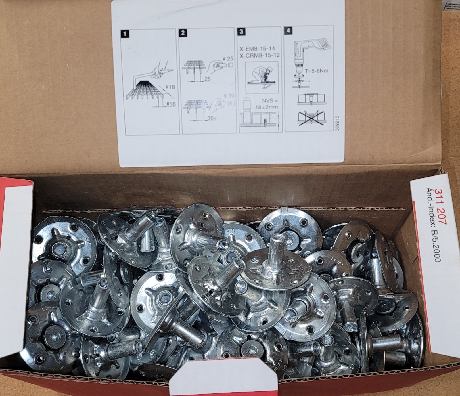 Hilti 378686 Grating Disc X-fcm-m 1 1/4" Direct Fastening for sale ...