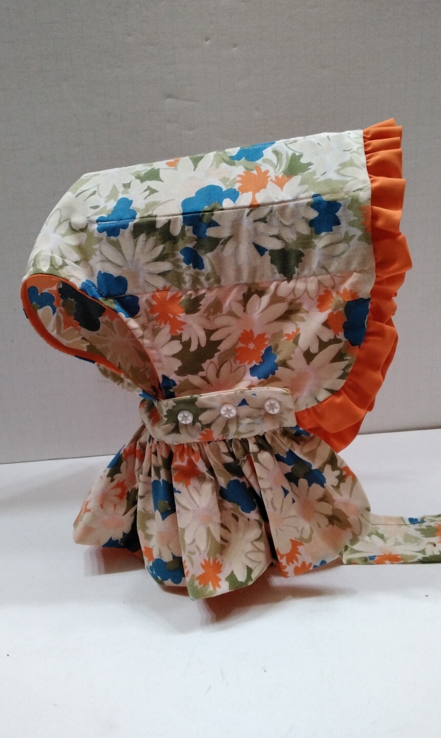 Vintage 1970's Handmade PIONEER PRAIRIE BONNET, Reena… - Gem