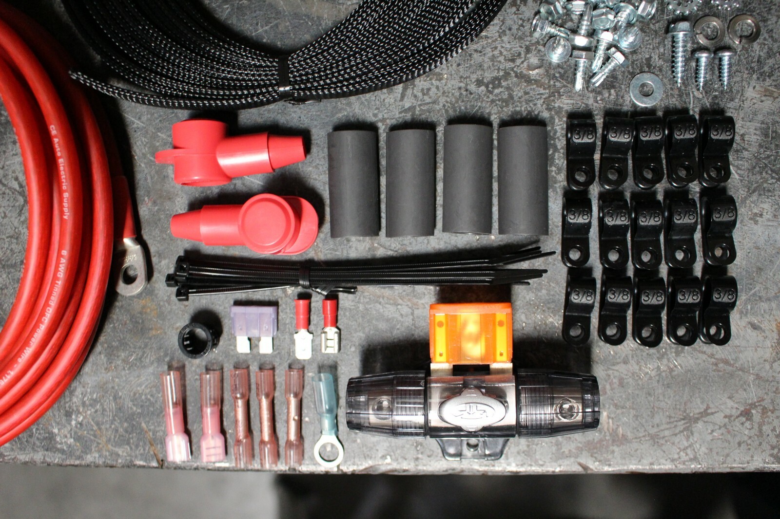 Single Air Compressor Wiring Kit For Viair Air Ride Suspension; 6 AWG ...