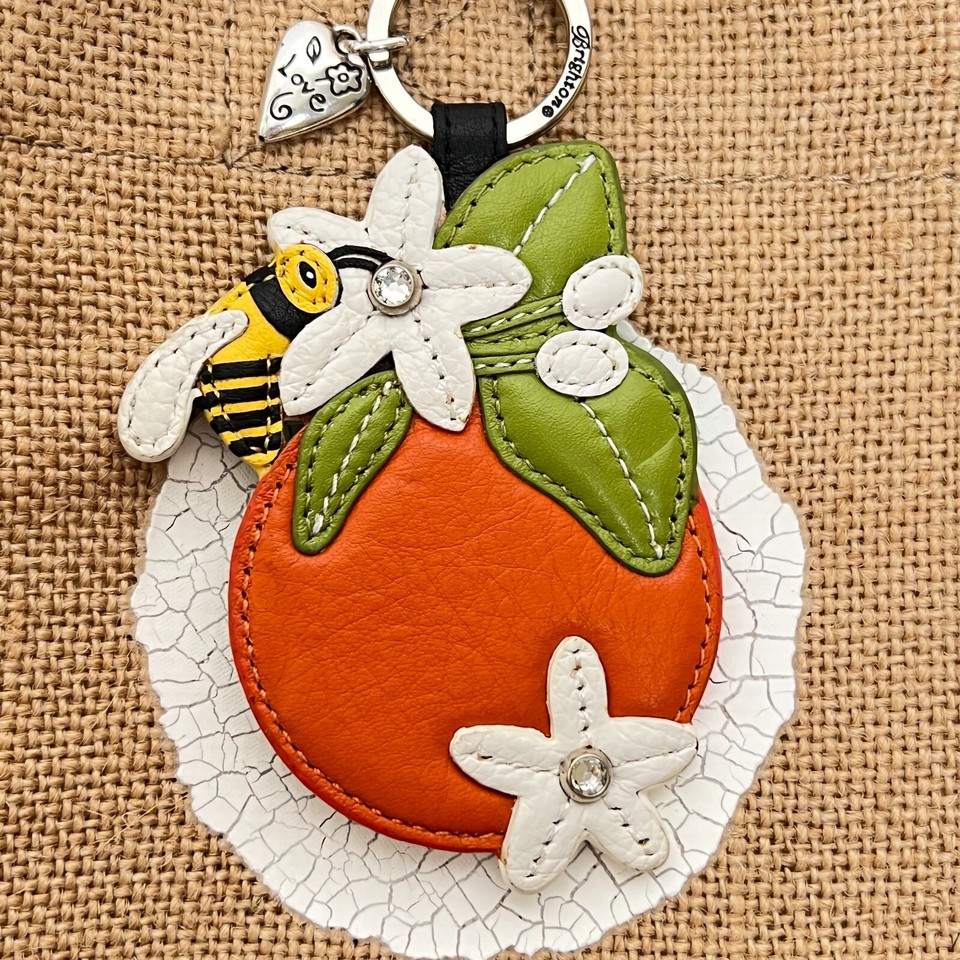 BRIGHTON Leather Handbag Charms Fobs Key Chains NWT $45-50 | eBay